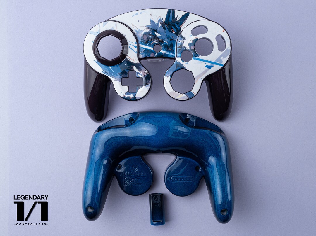 Custom OEM Gamecube Shells Lucario Pokémon Shells Only - Etsy