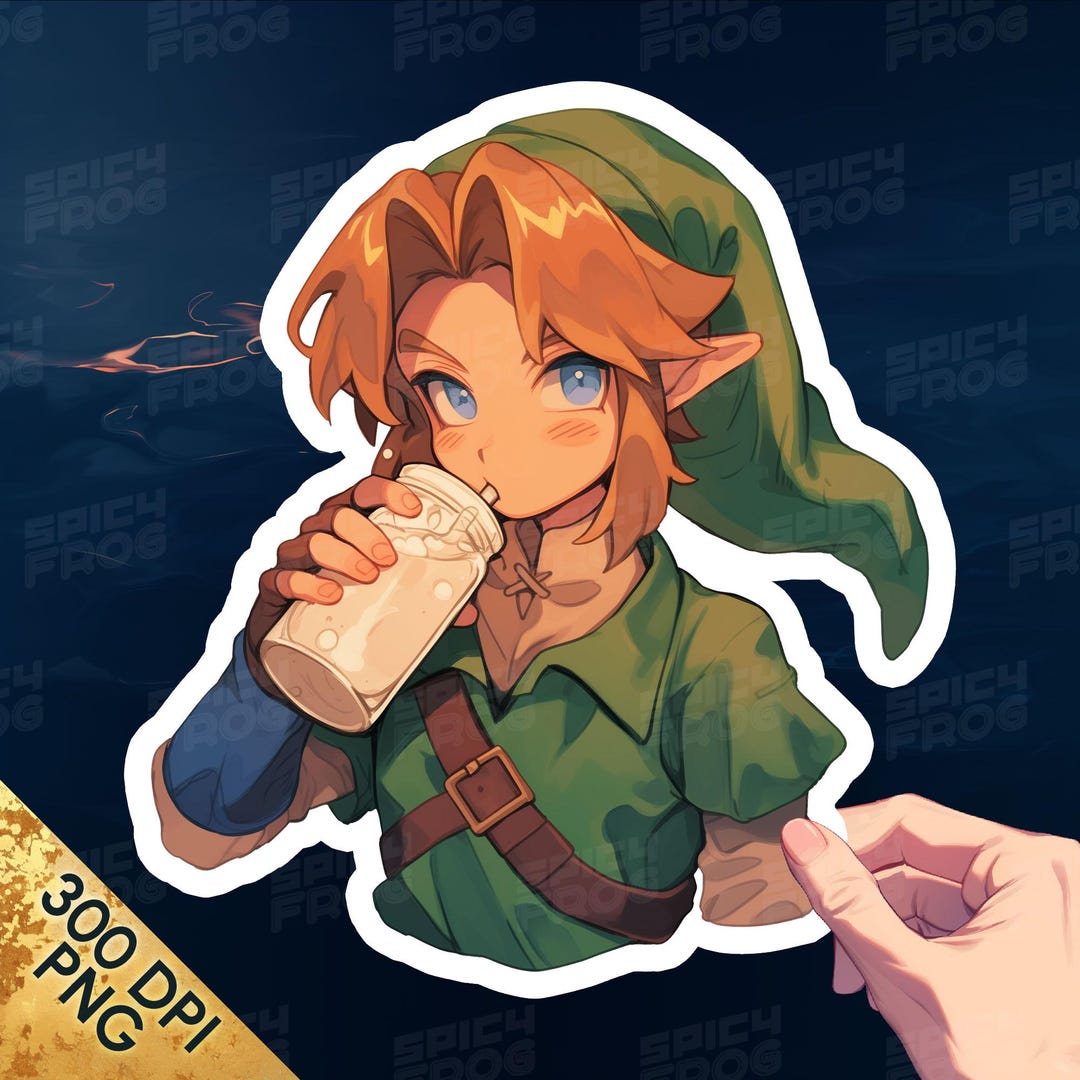Link Sticker, Digital File, PNG, Sticker for Merch, T-shirt, Tumblers ...