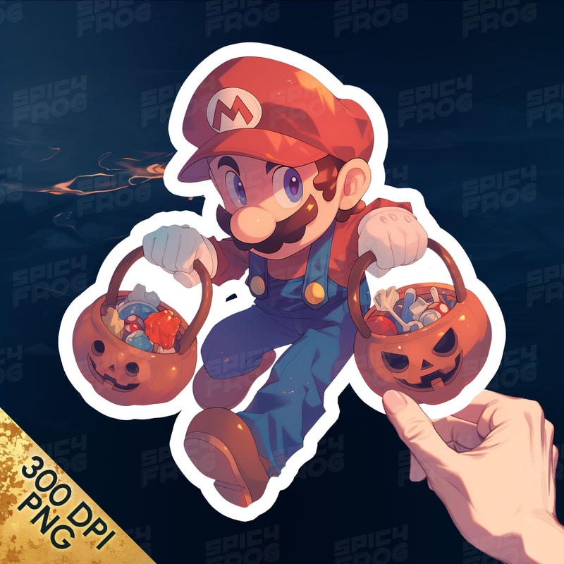 Super Mario Pumpkin Stencils - Etsy