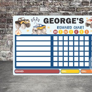 Personalised Reward Chart for Kids | Behaviour Chart | Good Behaviour ...