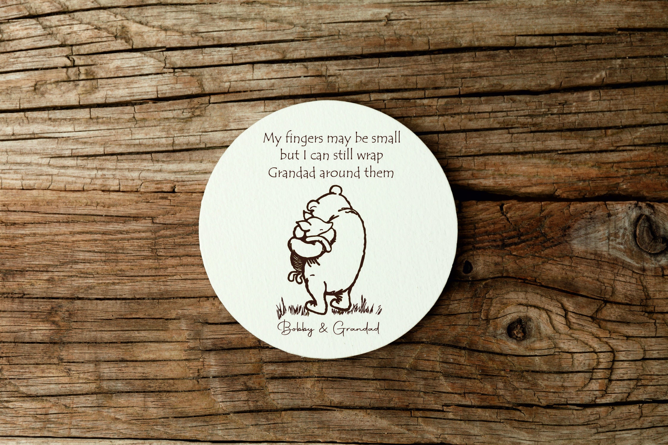 Personalised Classic Winnie the Pooh My Fingers May Be Small - Etsy