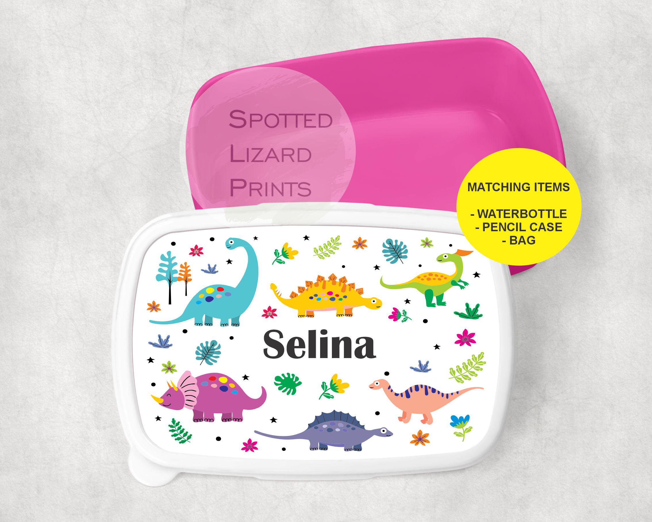 Personalised Kids Snack Box | Custom Name Lunch Box for School ...