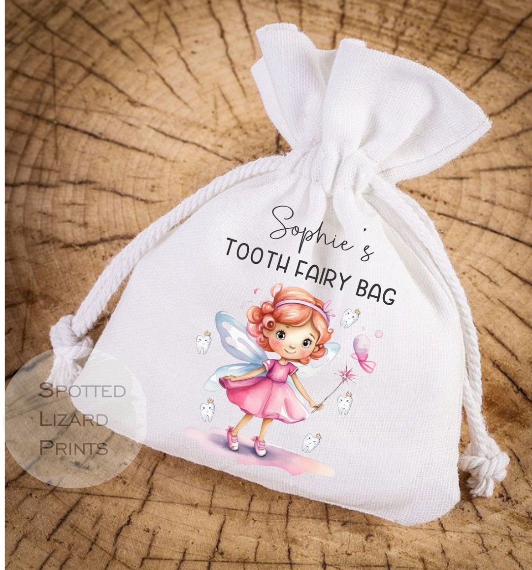 Personalised Tooth Fairy Pouch, Tooth Fairy Bag, Tooth Keepsake, First ...