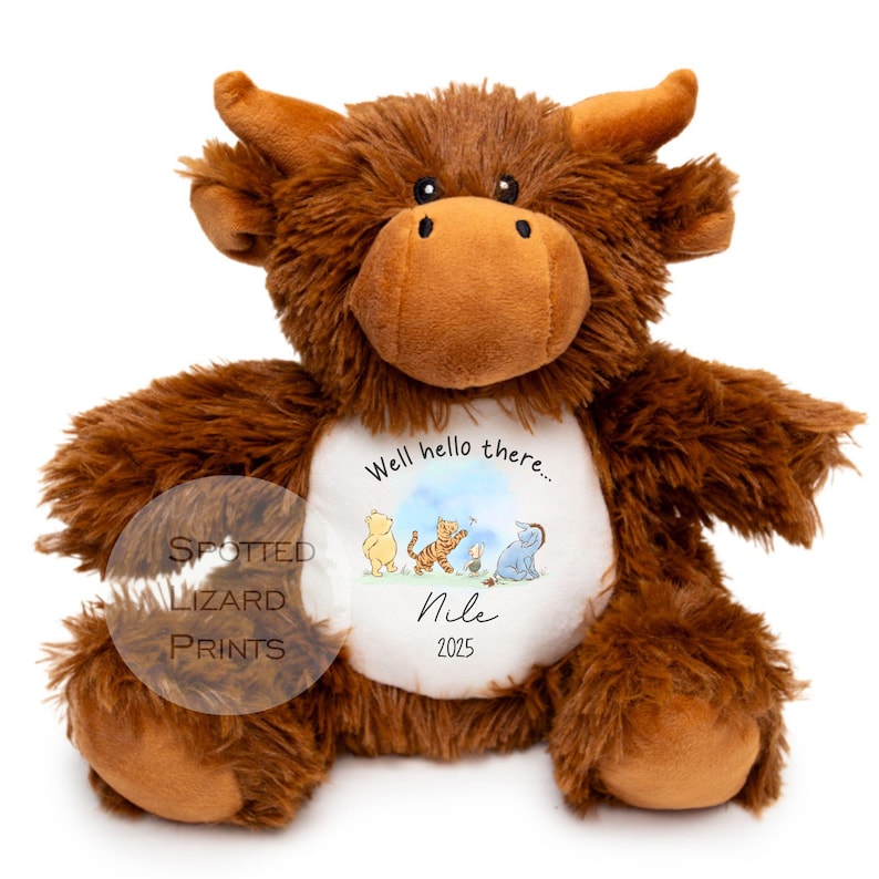 Personalised Born in 2026 Soft Toy Name, Welcome to the World - Baby ...