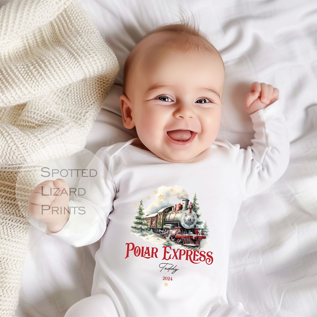 Personalised Polar Express T-shirt, Baby Vest or Rompersuit | Polar ...
