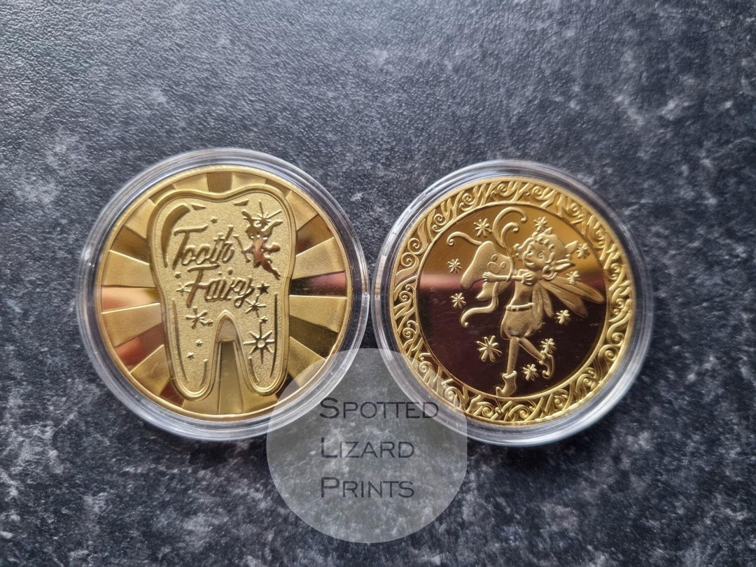 Tooth Fairy Gold Coin- Gift From the Tooth Fairy - Lost Tooth, Tooth ...