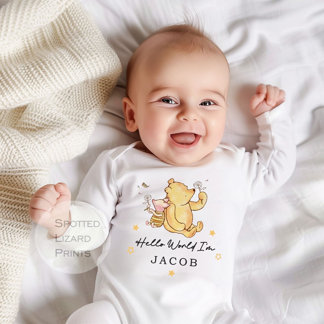 Personalised “well Hello There” Baby Outfit, Custom Name Coming Home ...