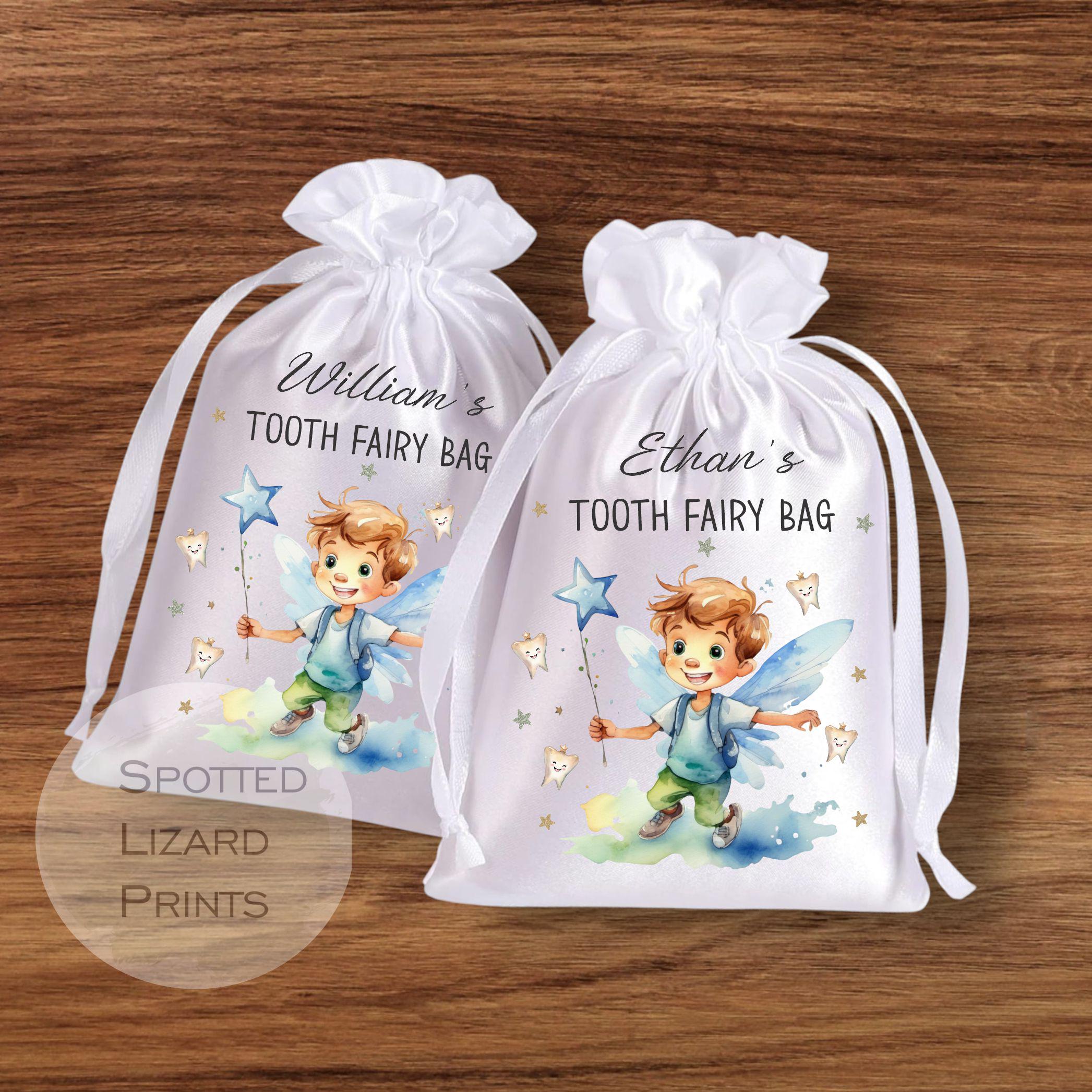 Tooth Fairy Bag, Personalised Tooth Bag, Tooth Fairy Pouch, Kids Tooth ...