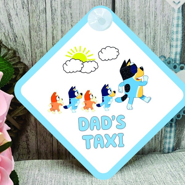 Bluey Taxi - Etsy