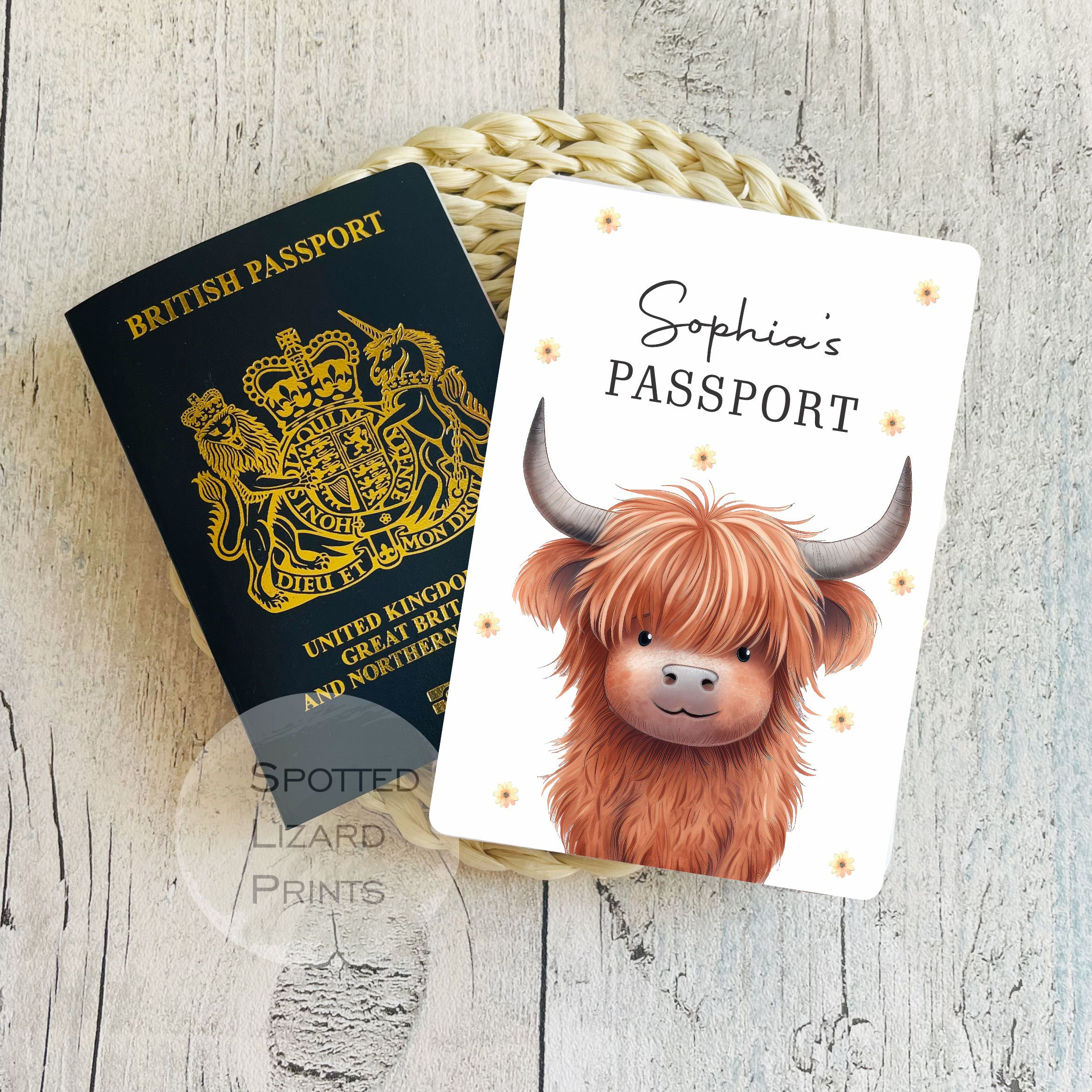 Personalised Passport, Kids Passport Cover, First Passport Holder, Baby ...
