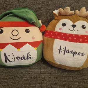 Personalised Squishy - Squishmallows - Christmas Teddy, Christmas Eve ...
