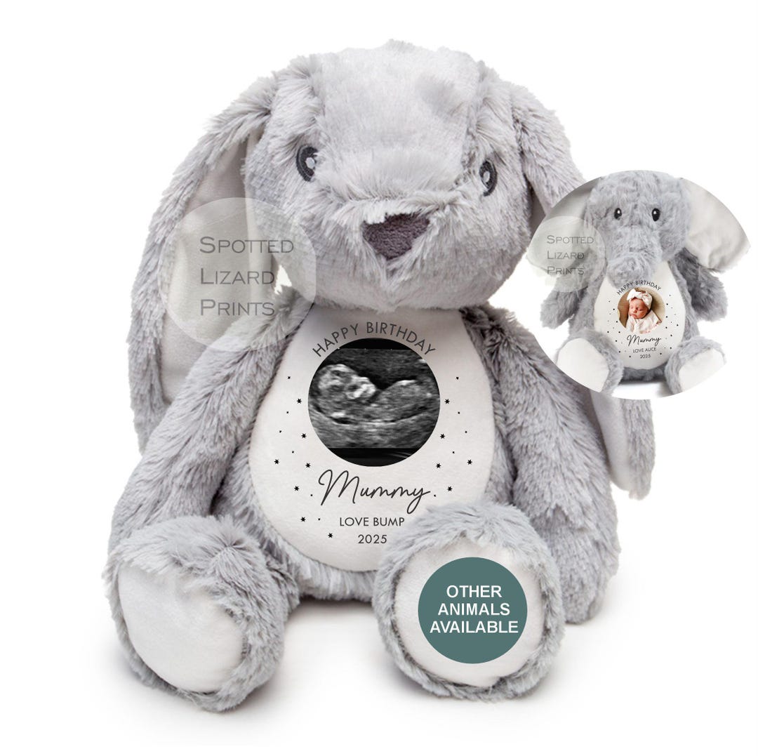 Happy Birthday Mummy Gift From Bump Bunny Soft Toy - Mummy Teddy Bear ...