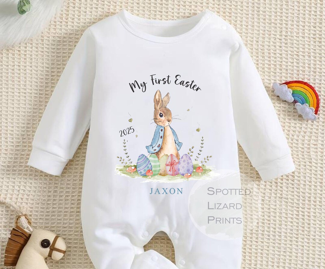 Peter Rabbit, My First Easter, Baby Romper, Vest or T-shirt, Easter ...