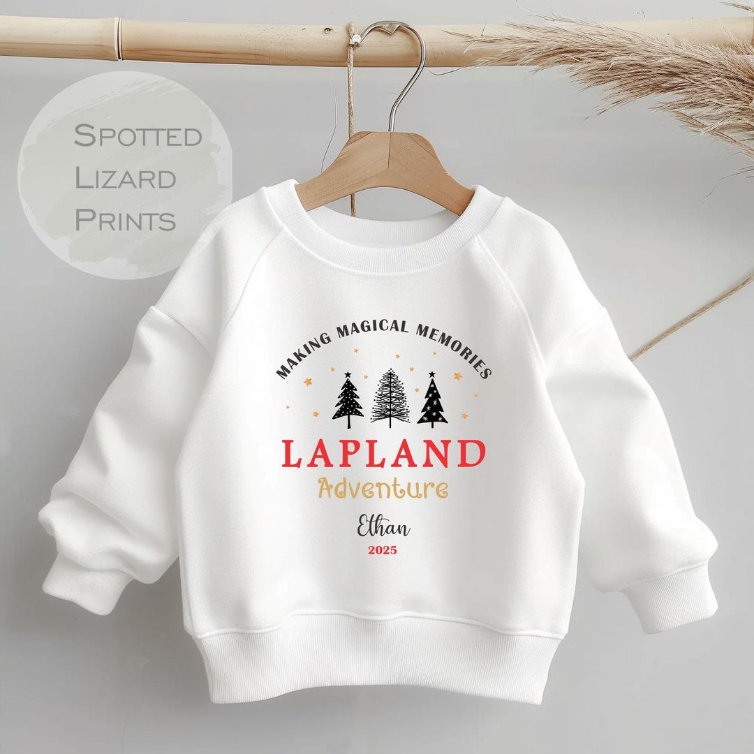 Personalised Lapland Sweatshirt 2025, Matching Family, Lapland ...