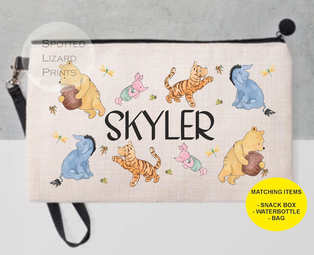Personalised Bear Pencil Case | Kids Custom Name Pencil Case ...