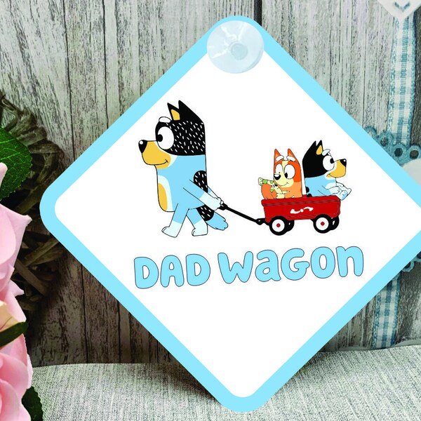 Bluey Dad Wagon - Etsy