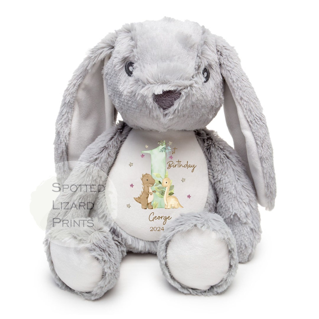 Personalised First Birthday Teddy - Personalised Baby Toy - 1st ...
