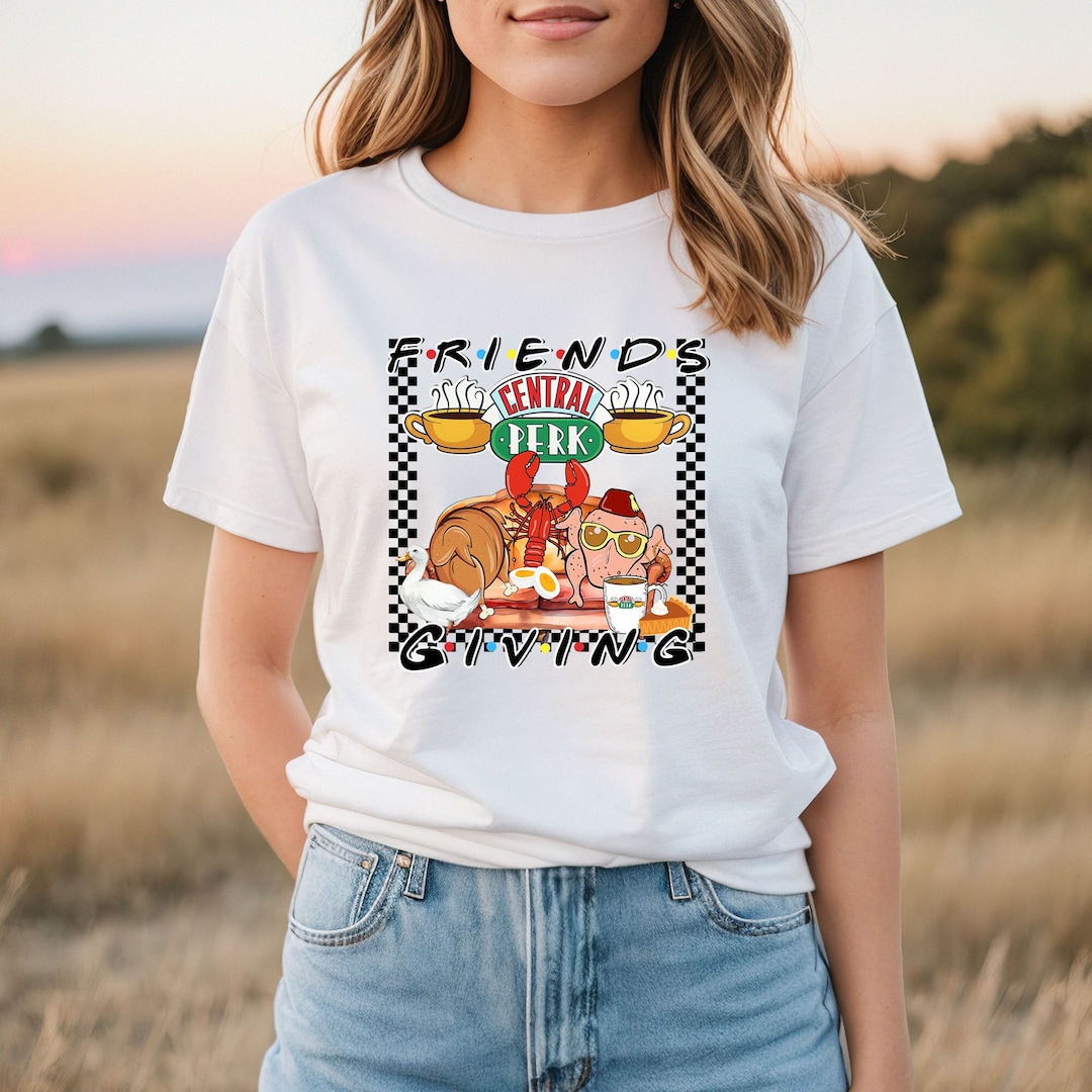 Thanksgiving Friends Giving Shirt Funny Grateful Turkey - Etsy