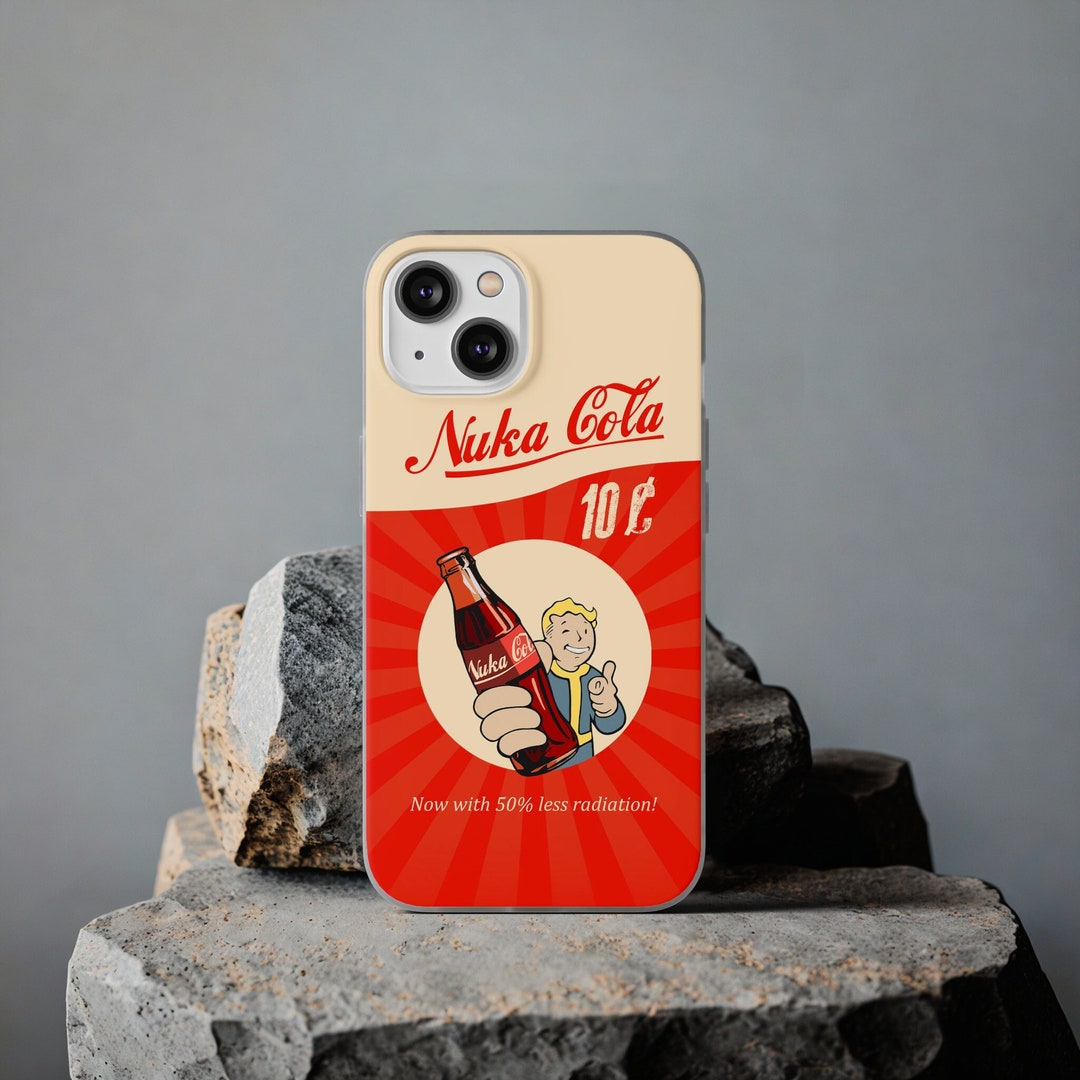 Nuka Cola Flexible Phone Cases, Fallout Gaming Cover for Iphone, 14, 13 ...