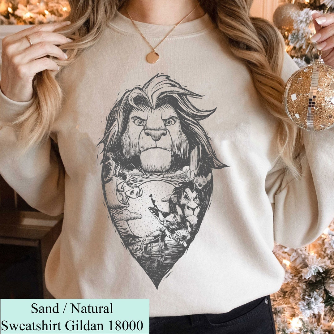 Retro Disney Lion King Adult Simba Collage Portrait Unisex - Etsy