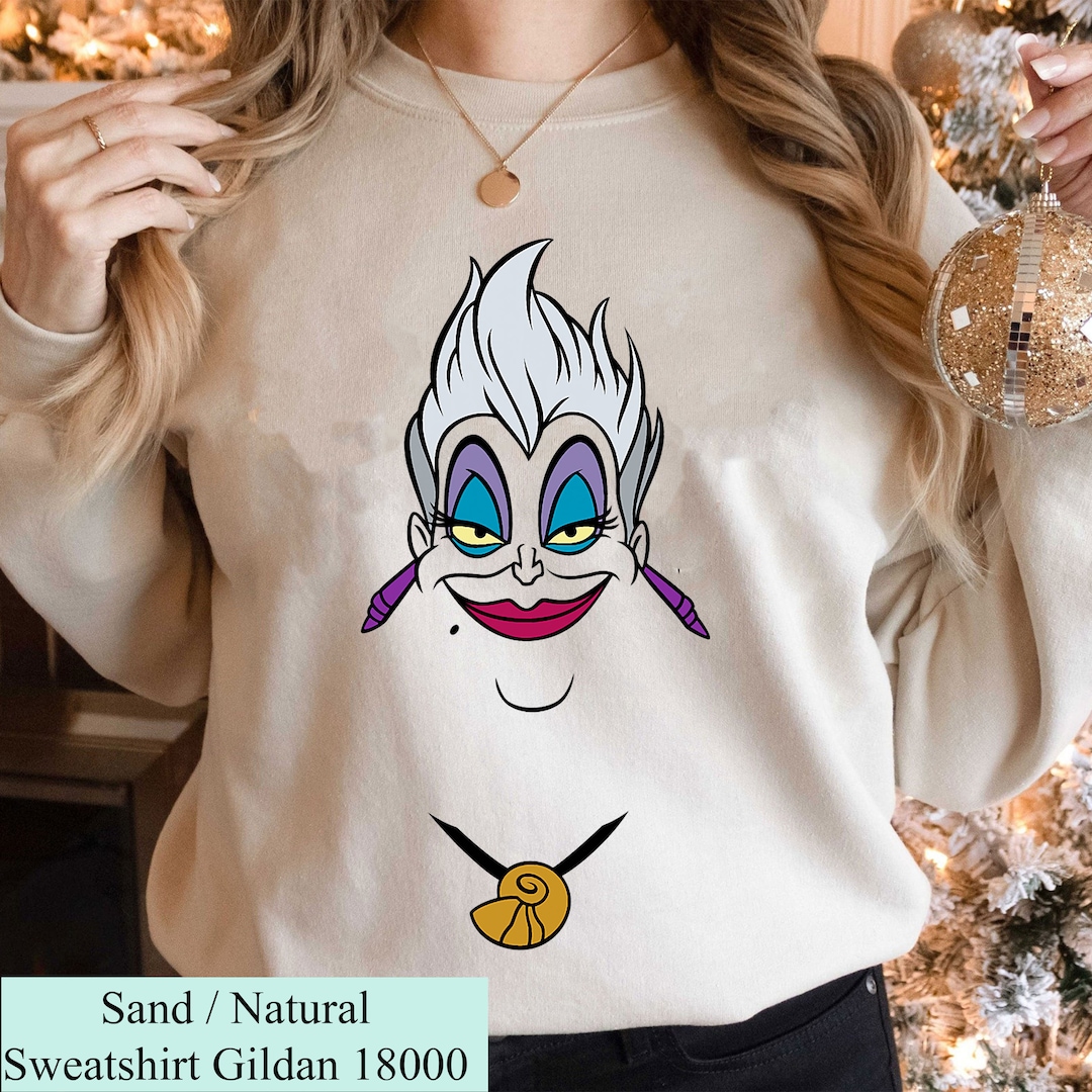Disney Villains Ursula Big Face Unisex T-shirt Funny Ursula - Etsy