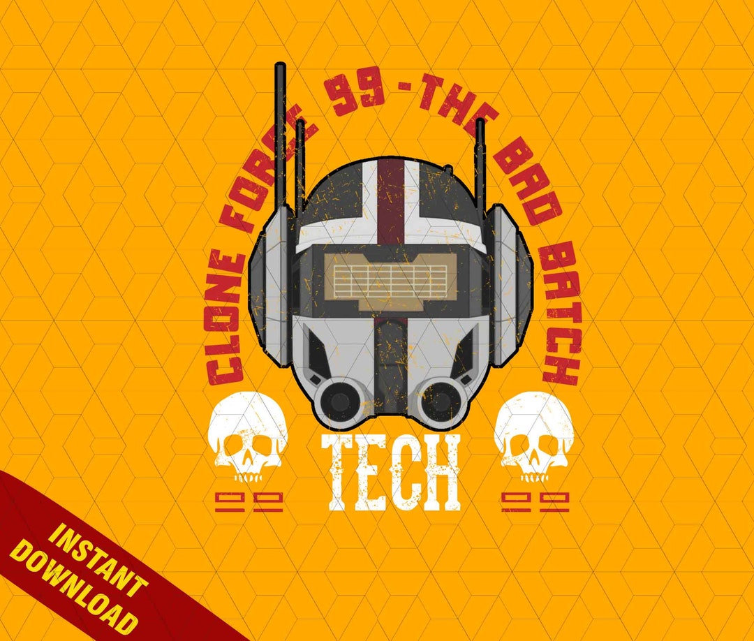 The Bad Batch Png File the Bad Batch Tech Clone Force 99 - Etsy