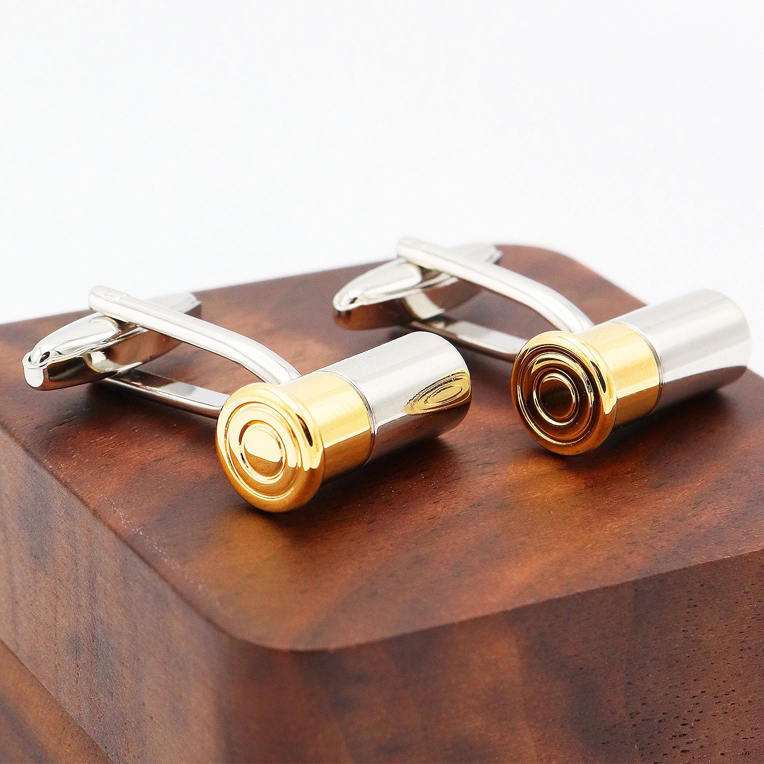 Personalised Two Tone Shotgun Cartridge Cufflinks | Shooting Enthusiast ...