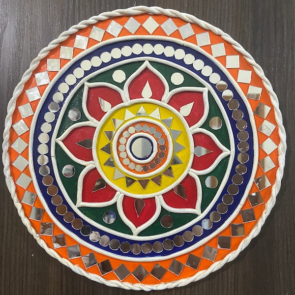 Mud Mirror Lippan Art - Etsy