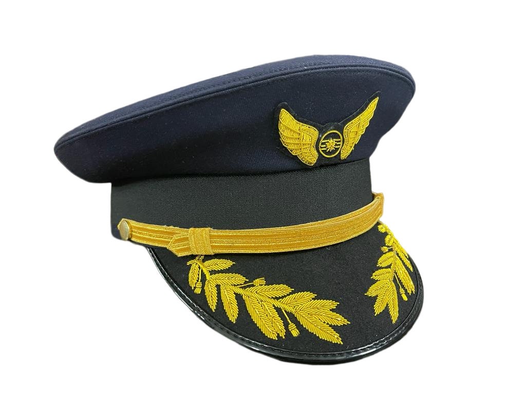 Pilot Cap Airline Uniform Captain Hat, First Officer Cap, Pilot Party ...