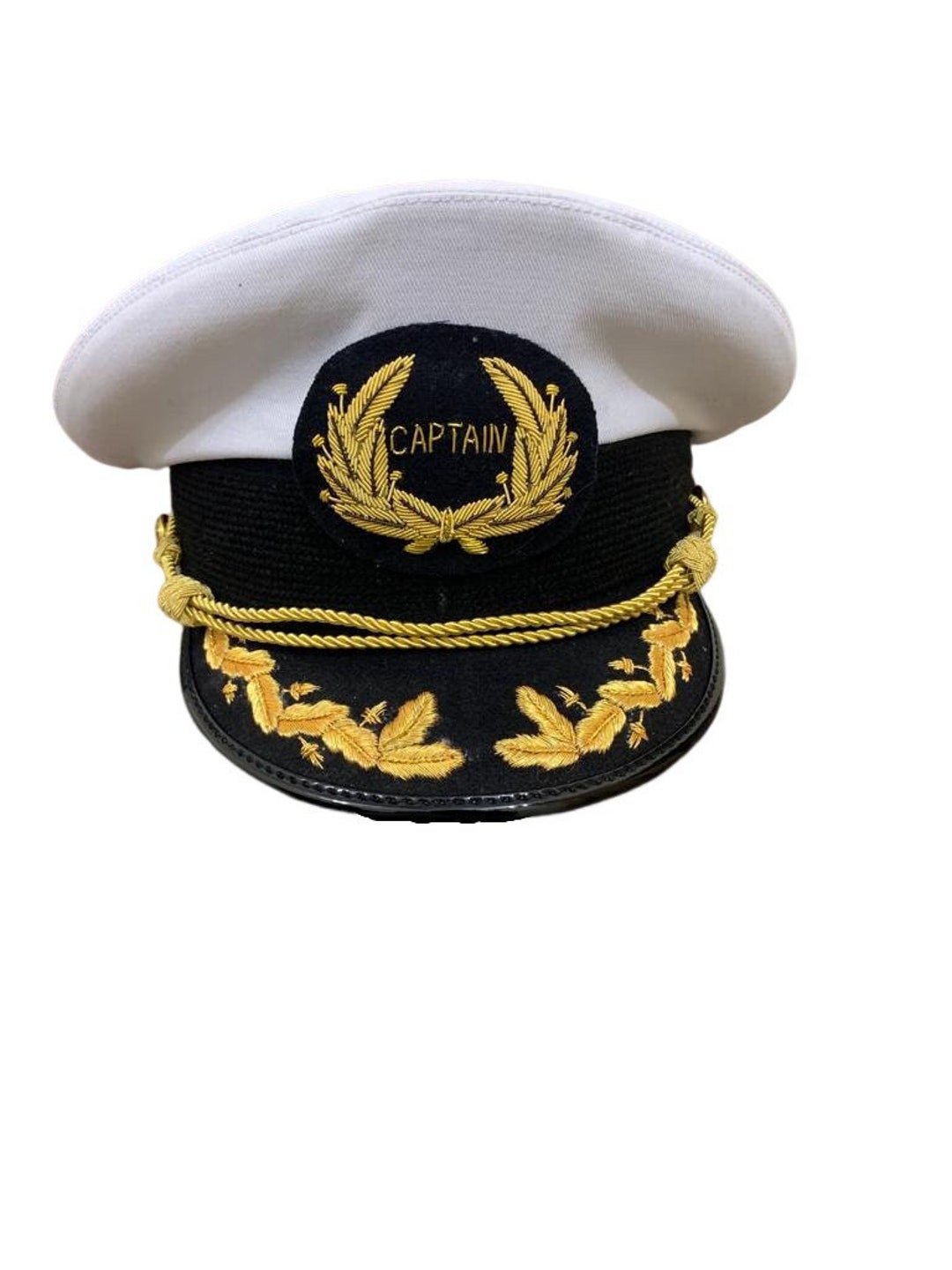 White Captain's Ship Yacht Commander Hat Gift for New Boat - Etsy