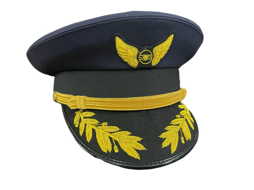 Pilot Cap Airline Uniform Captain Hat, First Officer Cap, Pilot Party ...