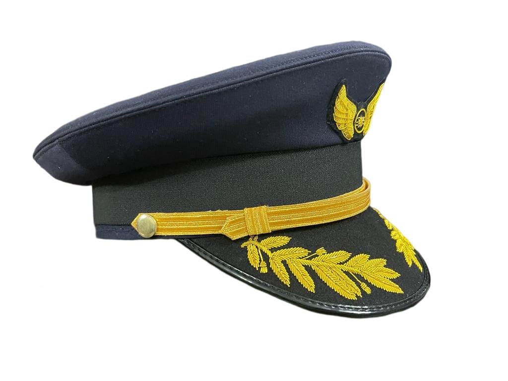 Pilot Cap Airline Uniform Captain Hat, First Officer Cap, Pilot Party ...