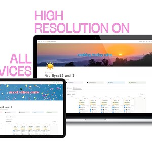 Aesthetic Affirmative Notion Covers - Etsy