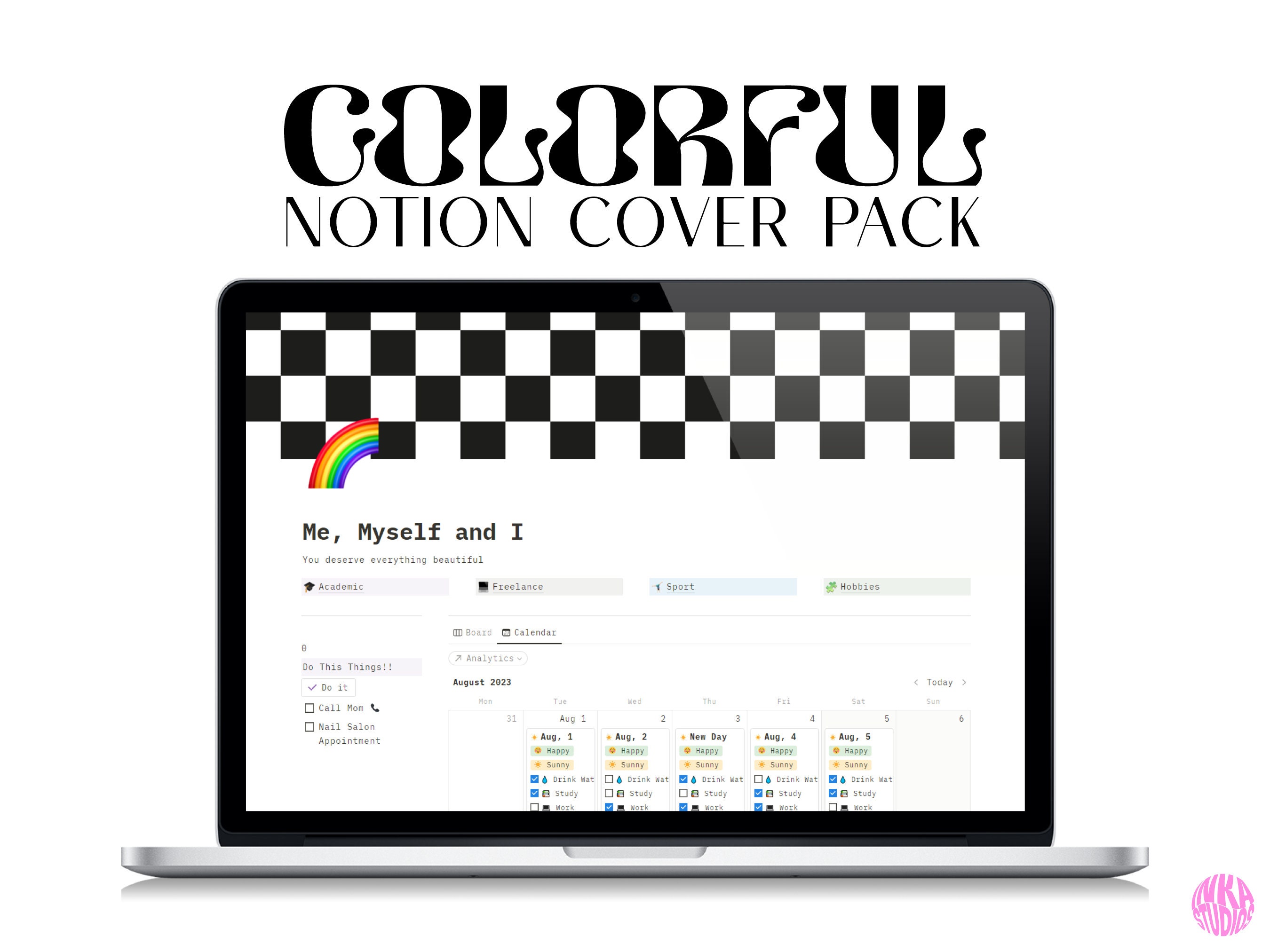 Colorful Notion Covers - Etsy