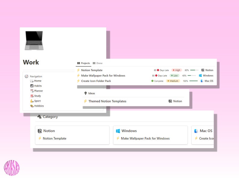 Minimal Notion Template - Etsy