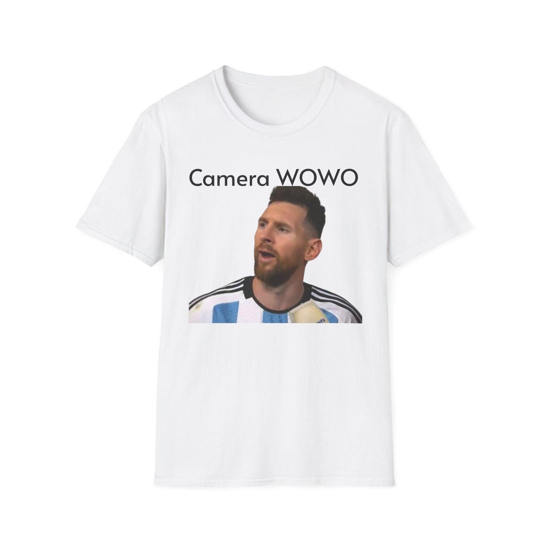Messi Camera WOWO T-shirt - Etsy