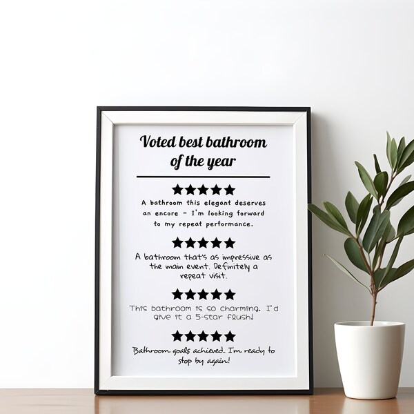 Funny Bathroom Art - Etsy
