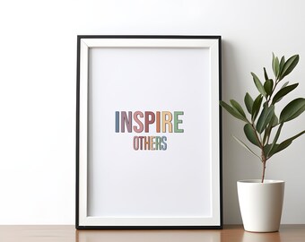 Hard Choices Easy Life Wall Art Quote, Minimalist, Wall Art ...