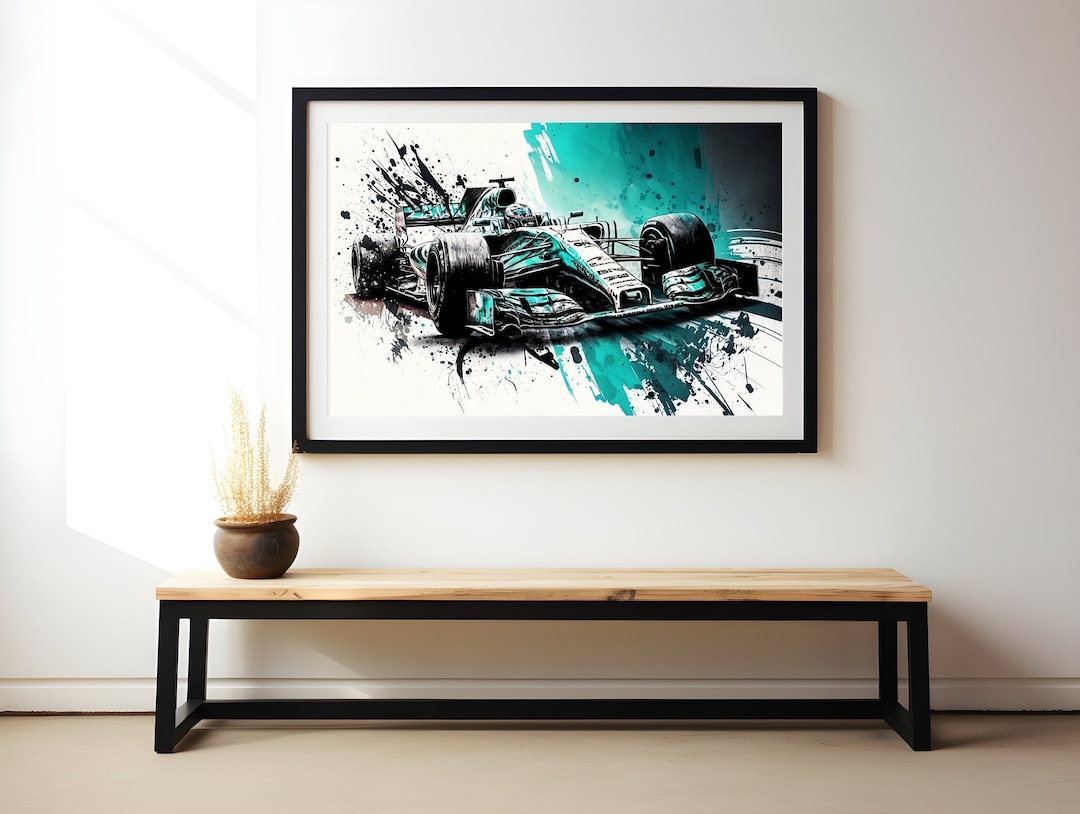 Formula 1 Wall Art F1 Wall Art Formula 1 Poster Formula One Wall Decor ...