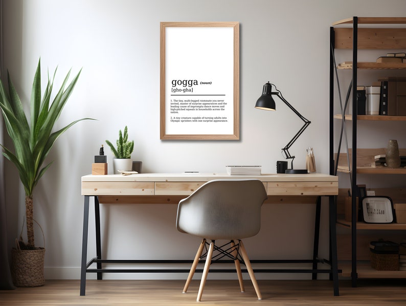 Funny Gogga Definition Print South African Wall Art Dictionary ...