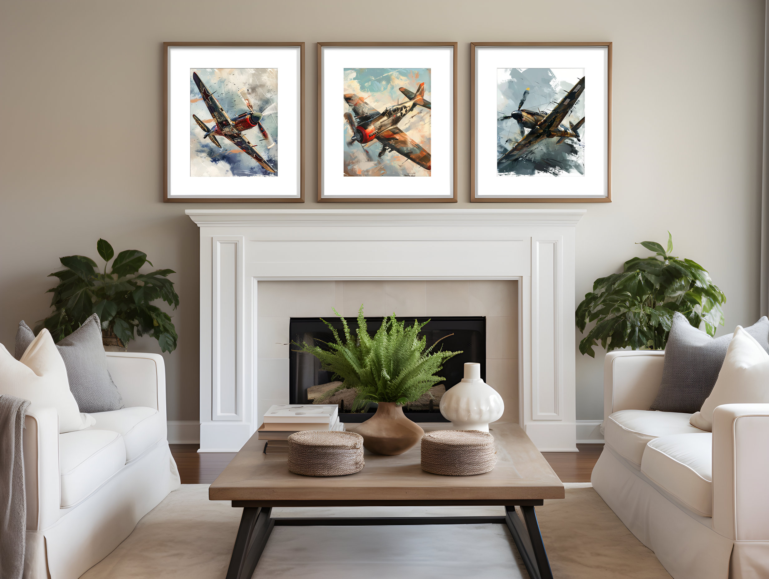 Set of 3 Aviation Posters Printable DIGITAL DOWNLOAD Airplane Wall Art ...