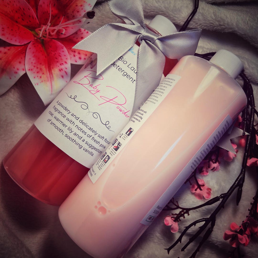 Baby Powder Scented Laundry Detergent & Softener: Vegan, Eco-friendly ...
