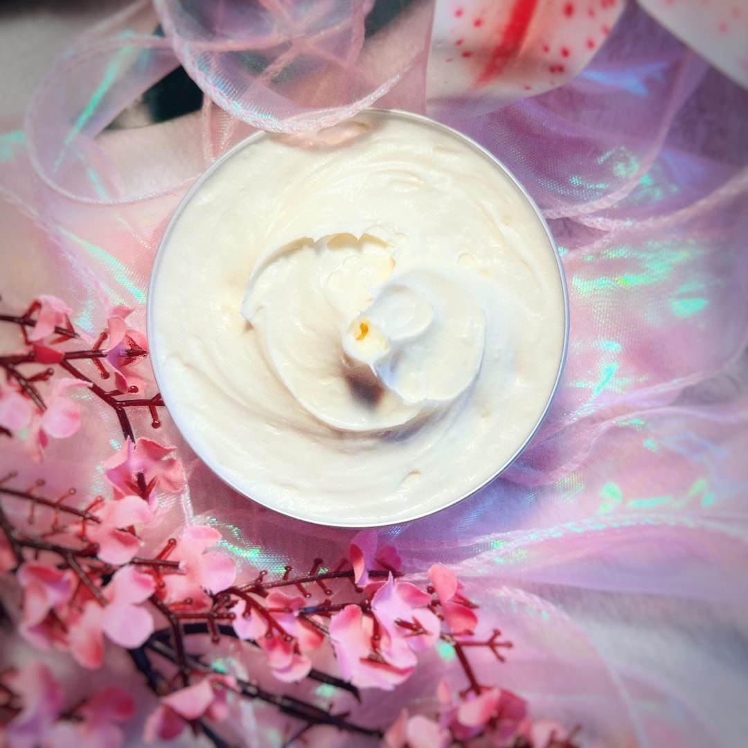 Whipped Body Butter Natural Vanilla Buttercream, Organic Body Lotion ...