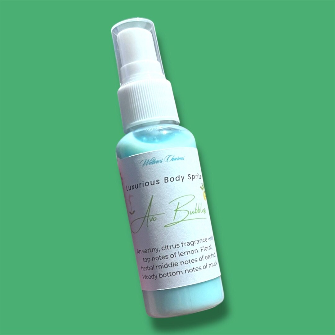 Avo Bubbles Body Spray: Organic Citrus Herbal Perfume - Alcohol-free - Etsy