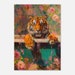 DIGITAL PRINT: Tiger Bath Time Poster II Jungle Decor, Art Print ...