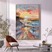 Colorful Vibrant Wall Art Bright Abstract Modern Painting Large ...