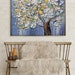 Large Original Blossom Tree Oil Painting on Canvas Custom Wall Art ...