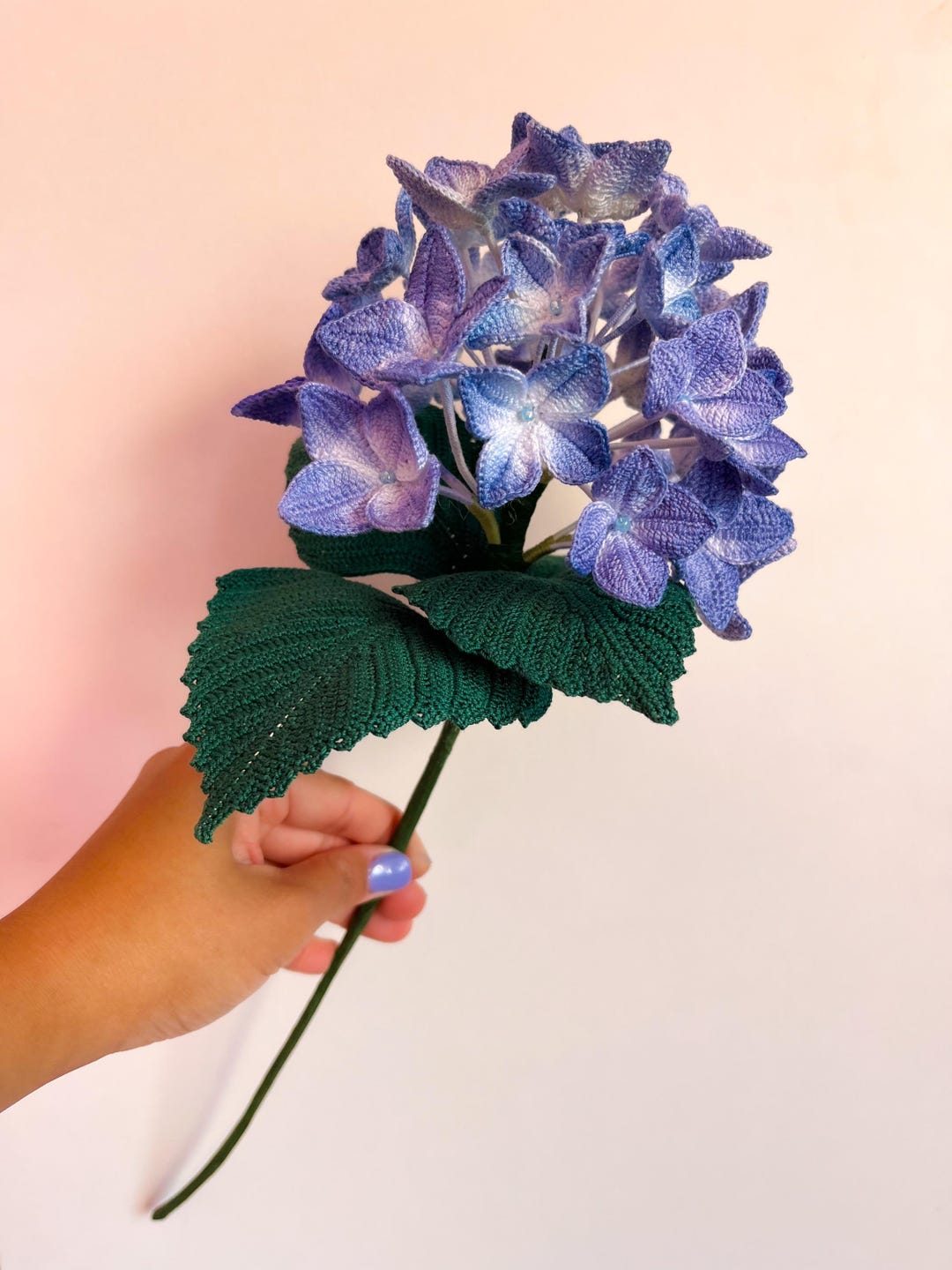 Handmade Crochet Hydrangea Mcrophylla | Realistic Crochet Flower ...