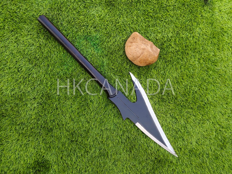 D2 Steel Halberd 15 Blade, 20 Handle, 35 Total Length Razor Sharp Blade ...