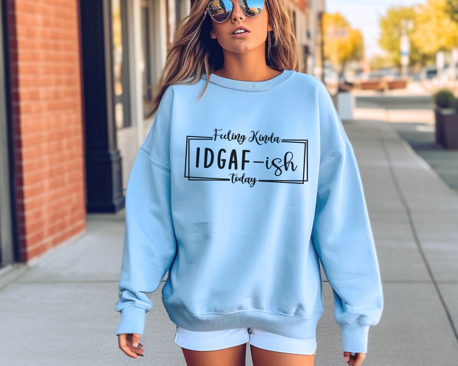 Funny IDGAF SVG Png Eps Dxf, Feeling Kinda Idgaf-ish Today Svg, Idgaf ...